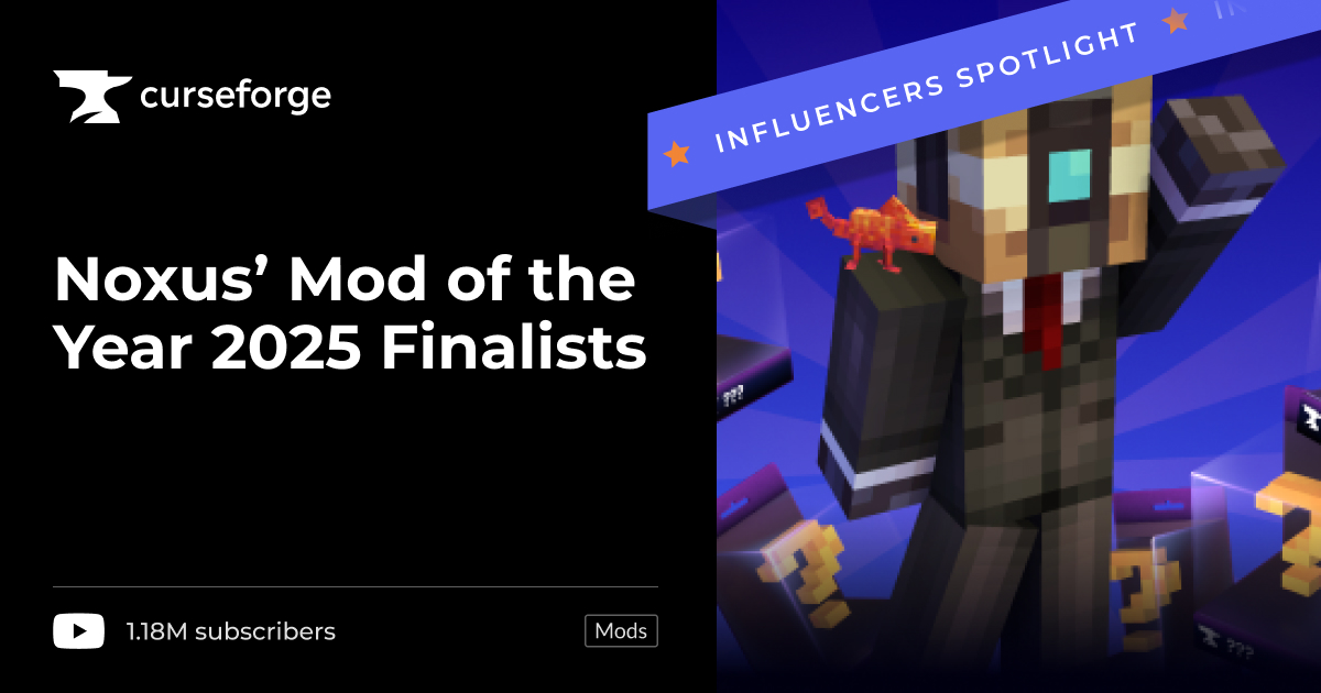 Mod of the Year 2025 Awards - Meet the 15 Finalists | CurseForge - Mods ...